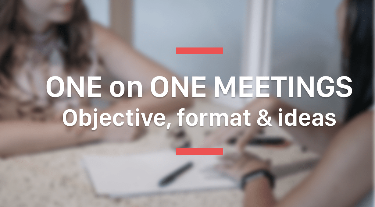 One on One Meeting Format Ideas